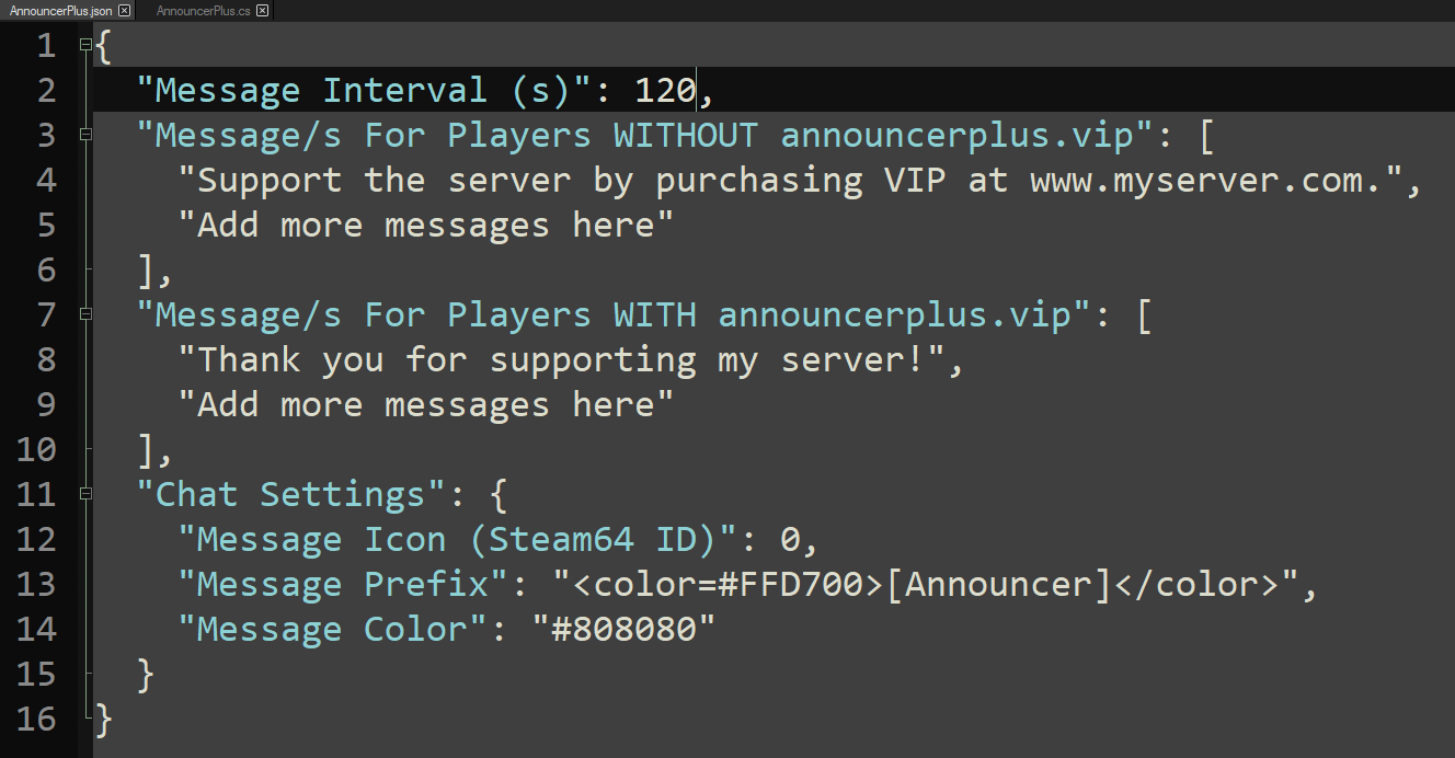 Announcer Plus – Mod Pulse – Rust