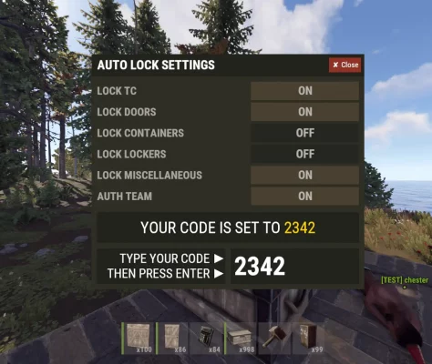 Auto Lock - Mod Pulse - Rust Plugins
