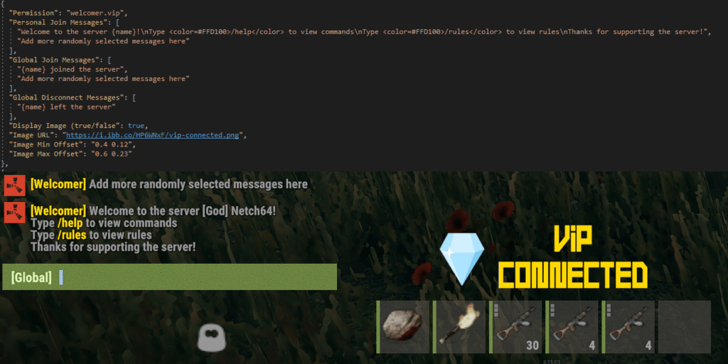 Welcomer – Mod Pulse – Rust Plugins